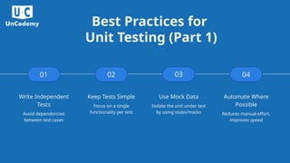 What is Unit Testing: Types, Tools and Best Practices | PPTX