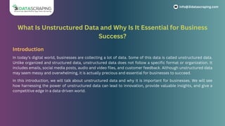 What Is Unstructured Data and Why Is It Essential for Business Success.pdf