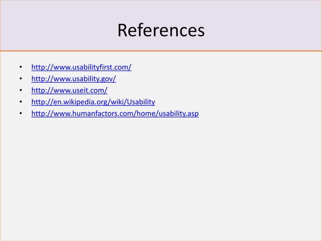 What is usability analysis | PPTX | Computer Software and Applications | Computing