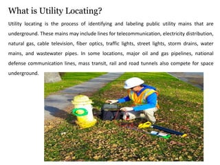What is utility locating | PPTX