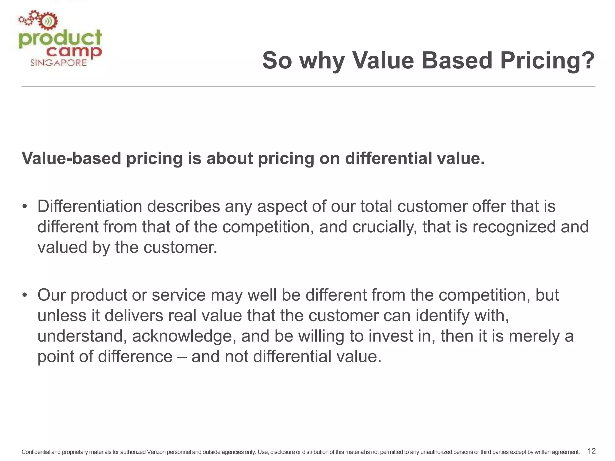 What is value based pricing | PPTX