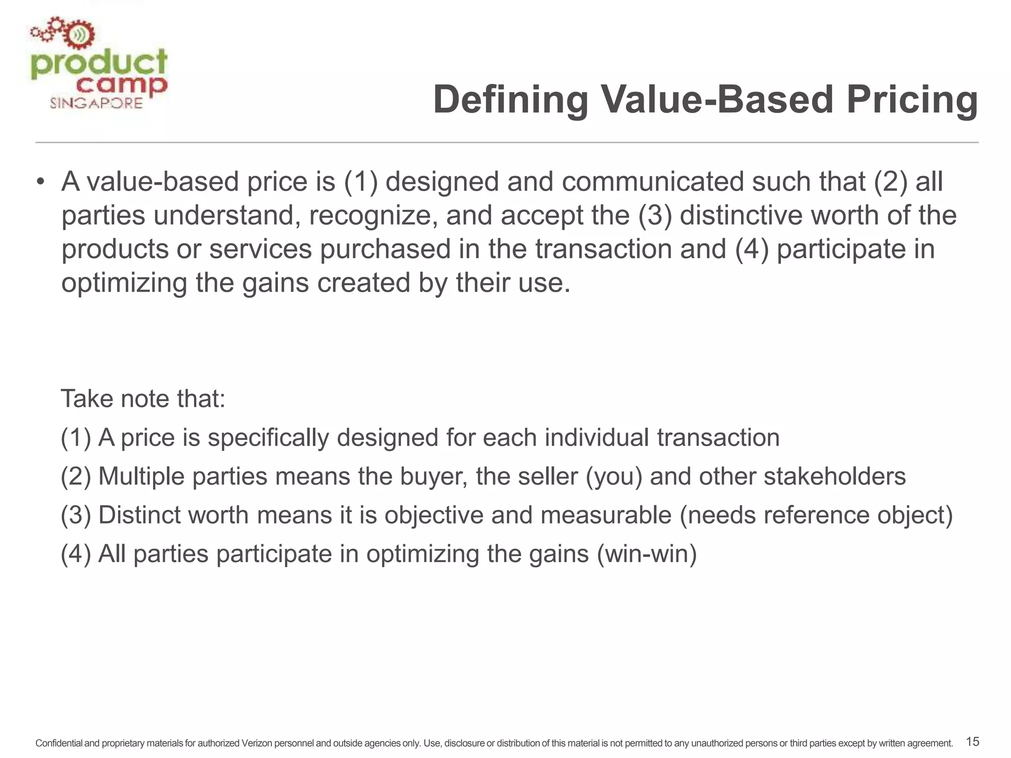 What is value based pricing | PPTX