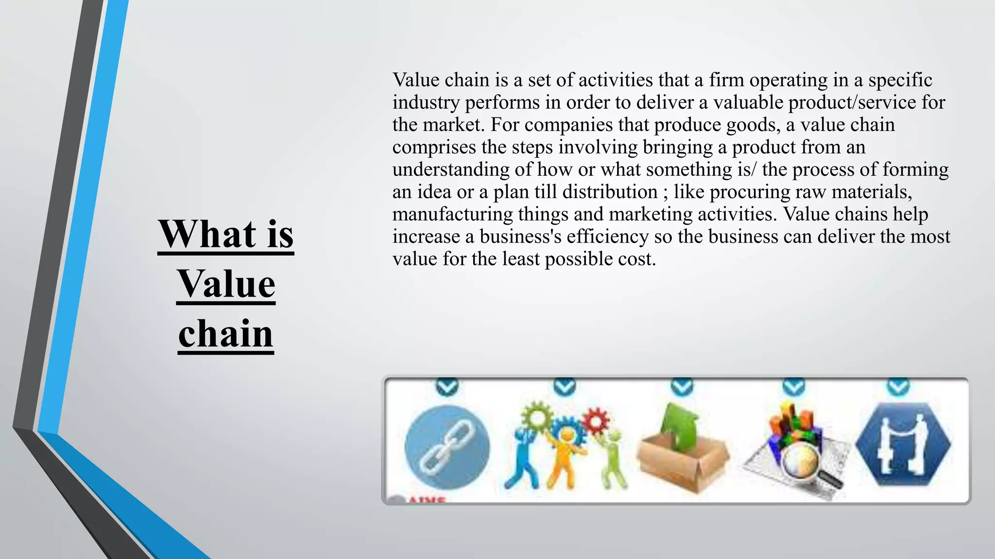What is value chain | PPTX
