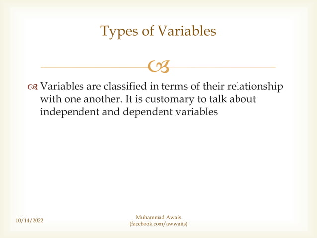 What is Variable and Its Types - Mass Media Research.pptx