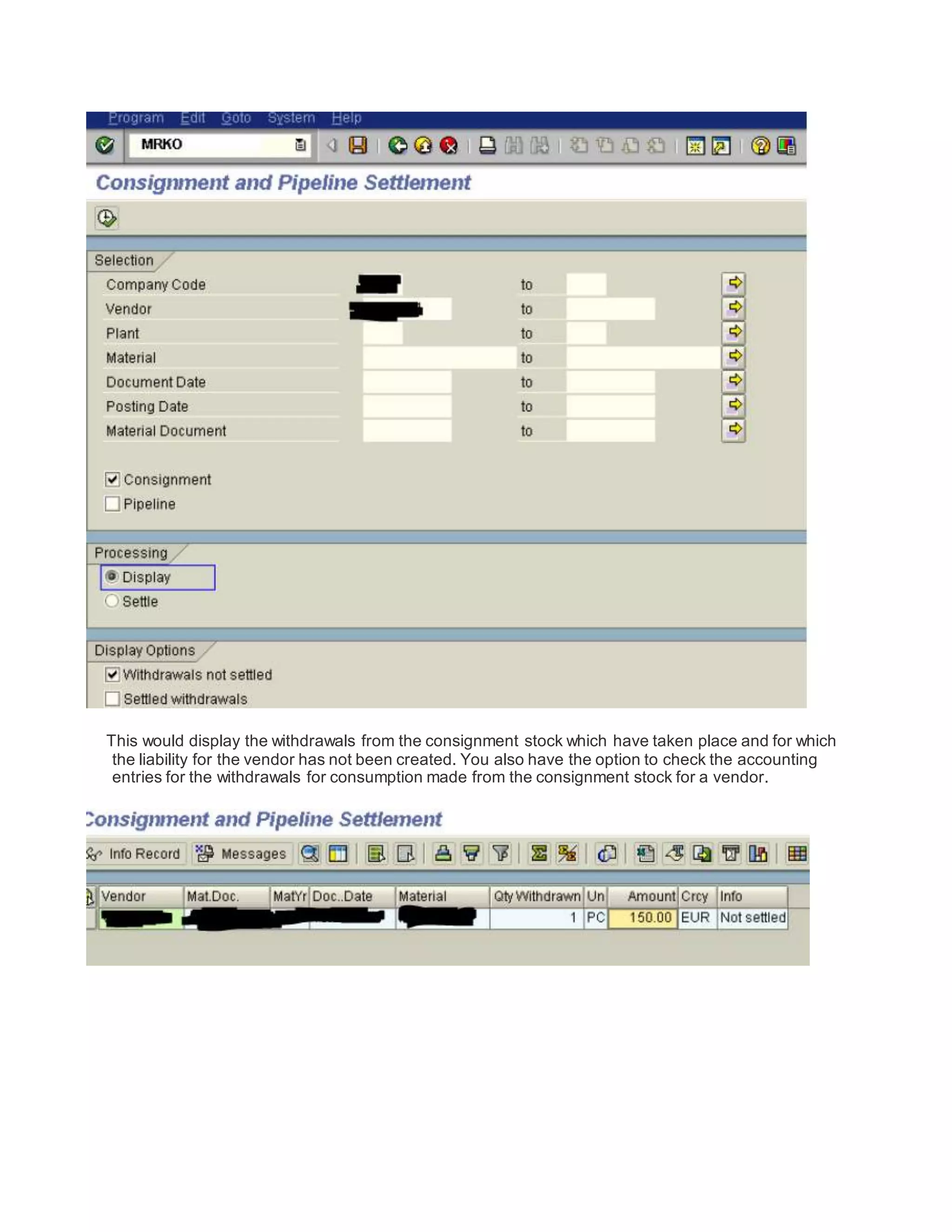 What is vendor consignment | DOCX