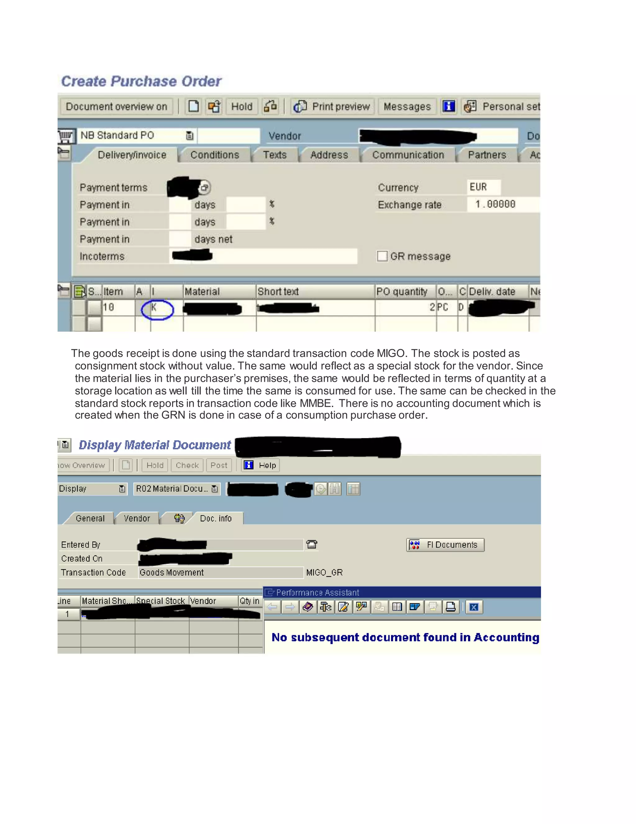 What is vendor consignment | DOCX