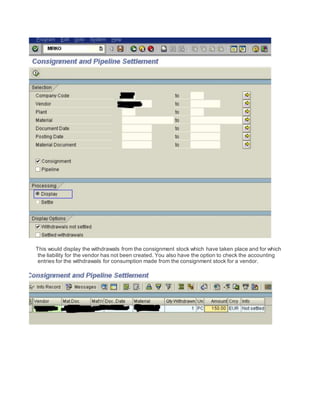 What is vendor consignment | DOCX