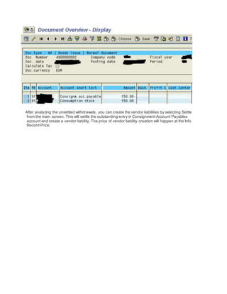 What is vendor consignment | DOCX