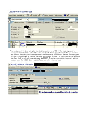 What is vendor consignment | DOCX