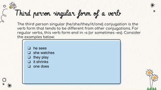 What is verb form and verb tenses.pptx