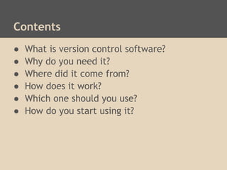 What is version control software and why do you need it? | PDF