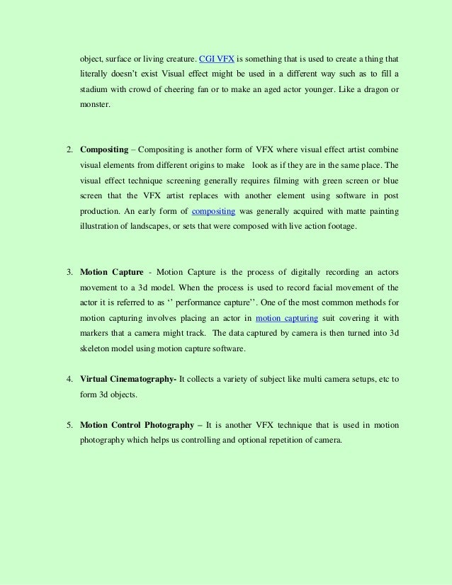 What is VFX? Ultimate Beginners Guide | PDF
