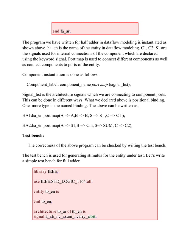 INTRODUCTION TO VHDL | PDF | Programming Languages | Computing