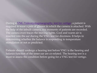 What is videonystagmography | PDF