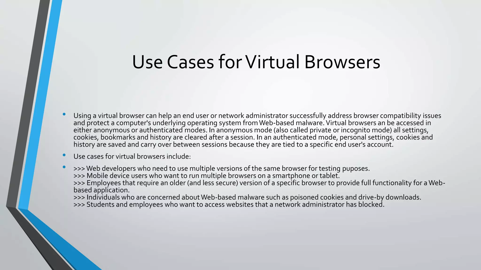What is virtual browser | PPT