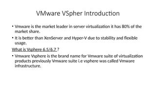 what is virtualization and hypervisor.pptx