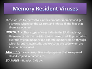 Computer virus | PPTX | Operating Systems | Computer Software and ...