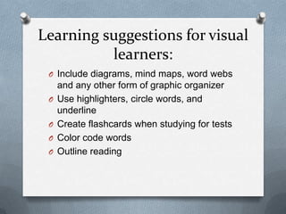 What is visual learning | PPTX