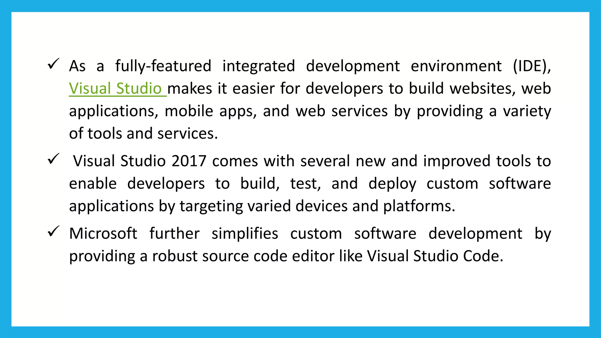What is Visual Studio Code? | PDF
