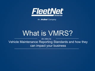What is VMRS? | PPT