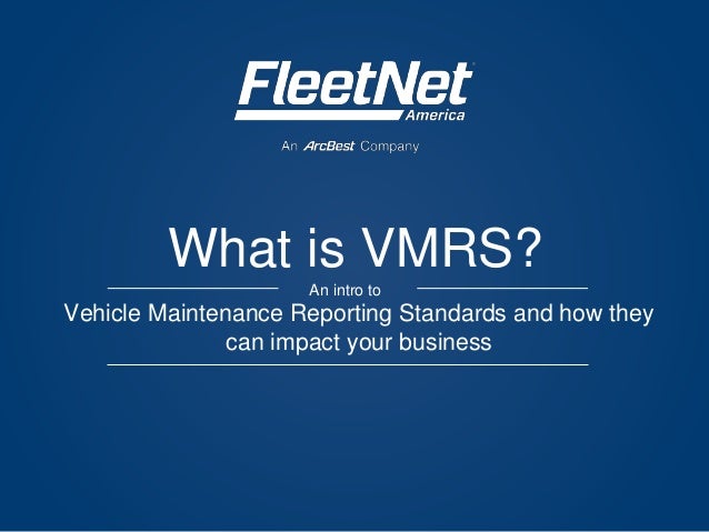 What is VMRS?