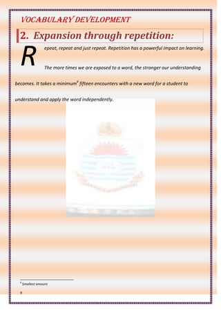 What is vocabulary | DOCX