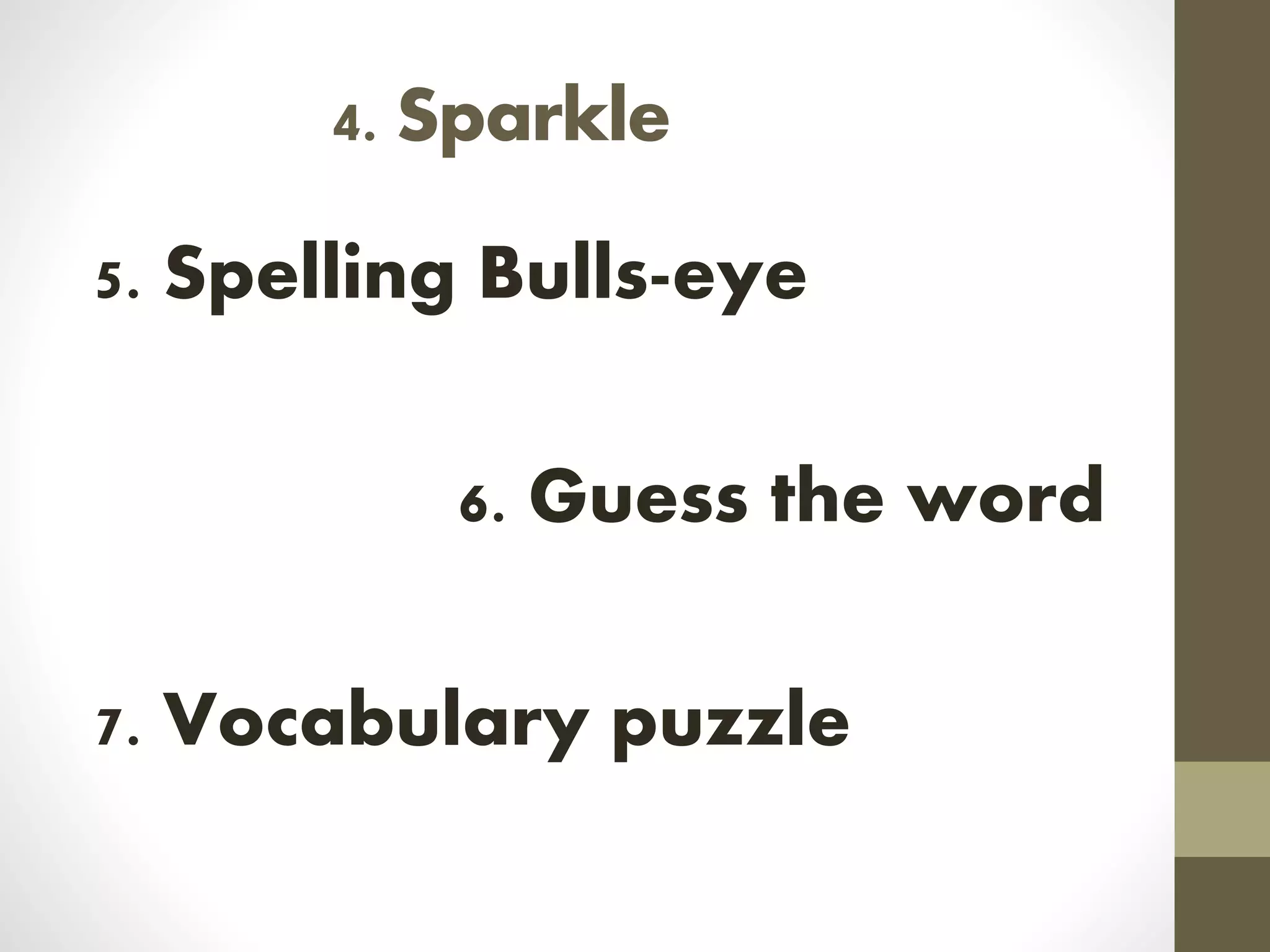The nature of vocabulary | PPTX