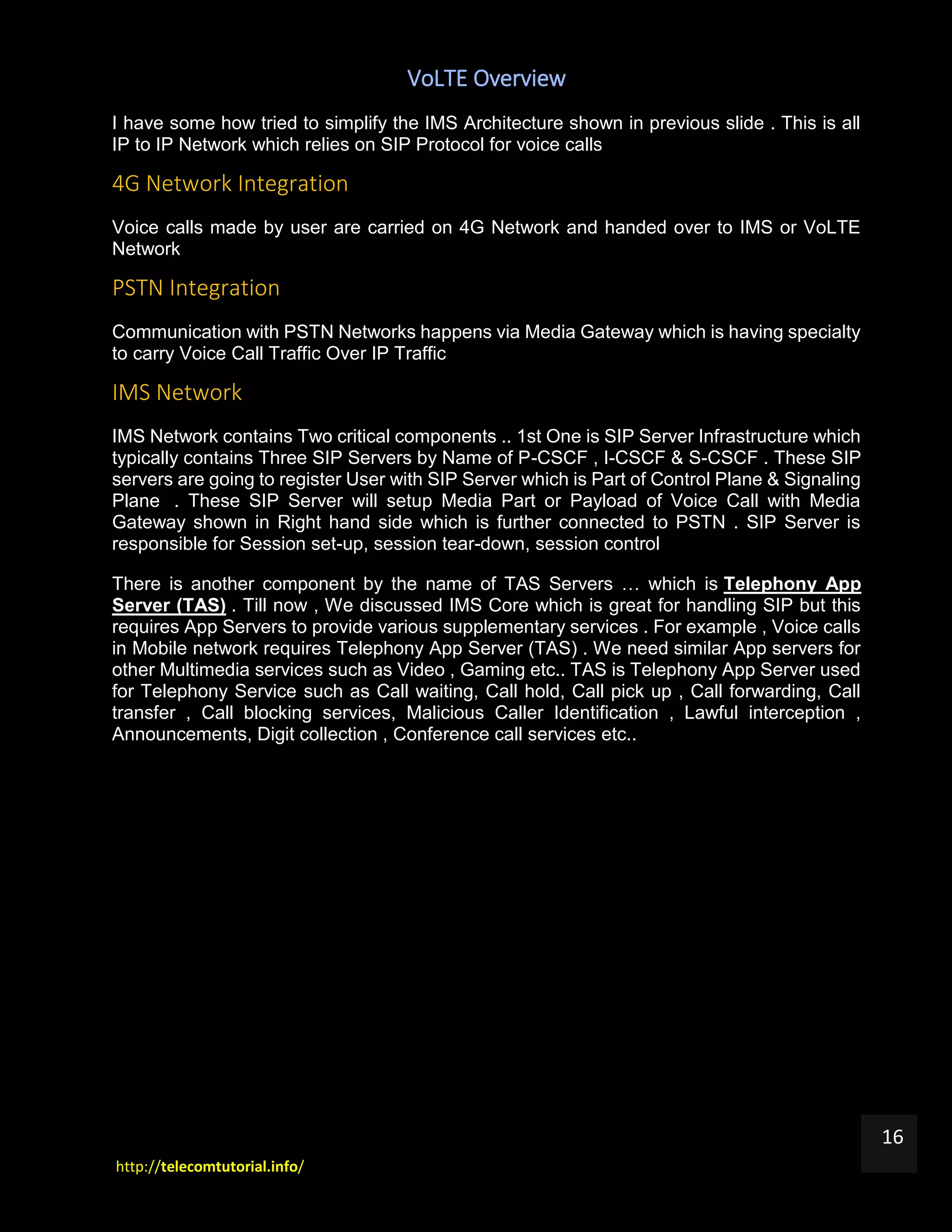 VoLTE Voice over LTE Explained - Complete End to End VoLTE Overview - What is VoLTE ? | PDF