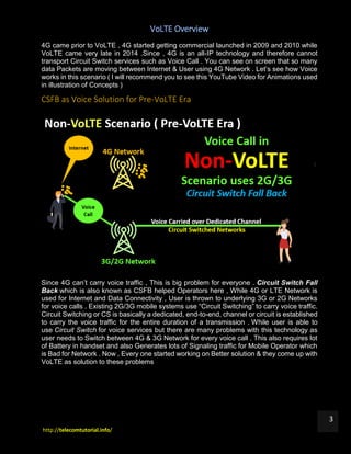 VoLTE Voice over LTE Explained - Complete End to End VoLTE Overview ...