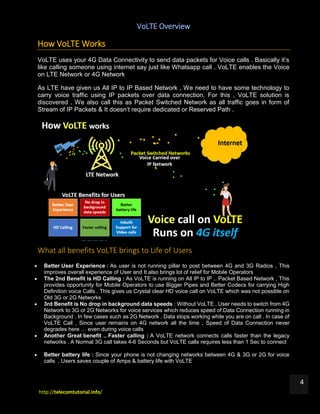 VoLTE Voice over LTE Explained - Complete End to End VoLTE Overview ...