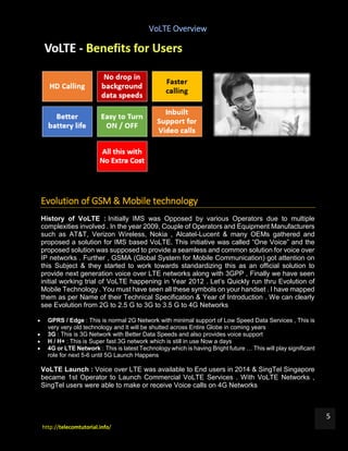 VoLTE Voice over LTE Explained - Complete End to End VoLTE Overview ...