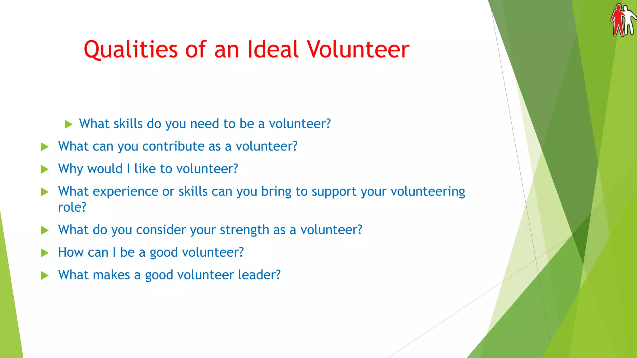 What is volunteerism | PPTX