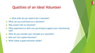 What is volunteerism | PPTX