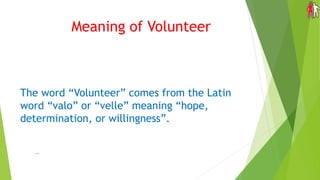What is volunteerism | PPTX