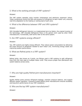 What is VRF in HVAC? A Complete Guide to Variable Refrigerant Flow ...