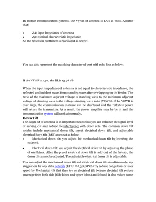 What is vswr | DOC