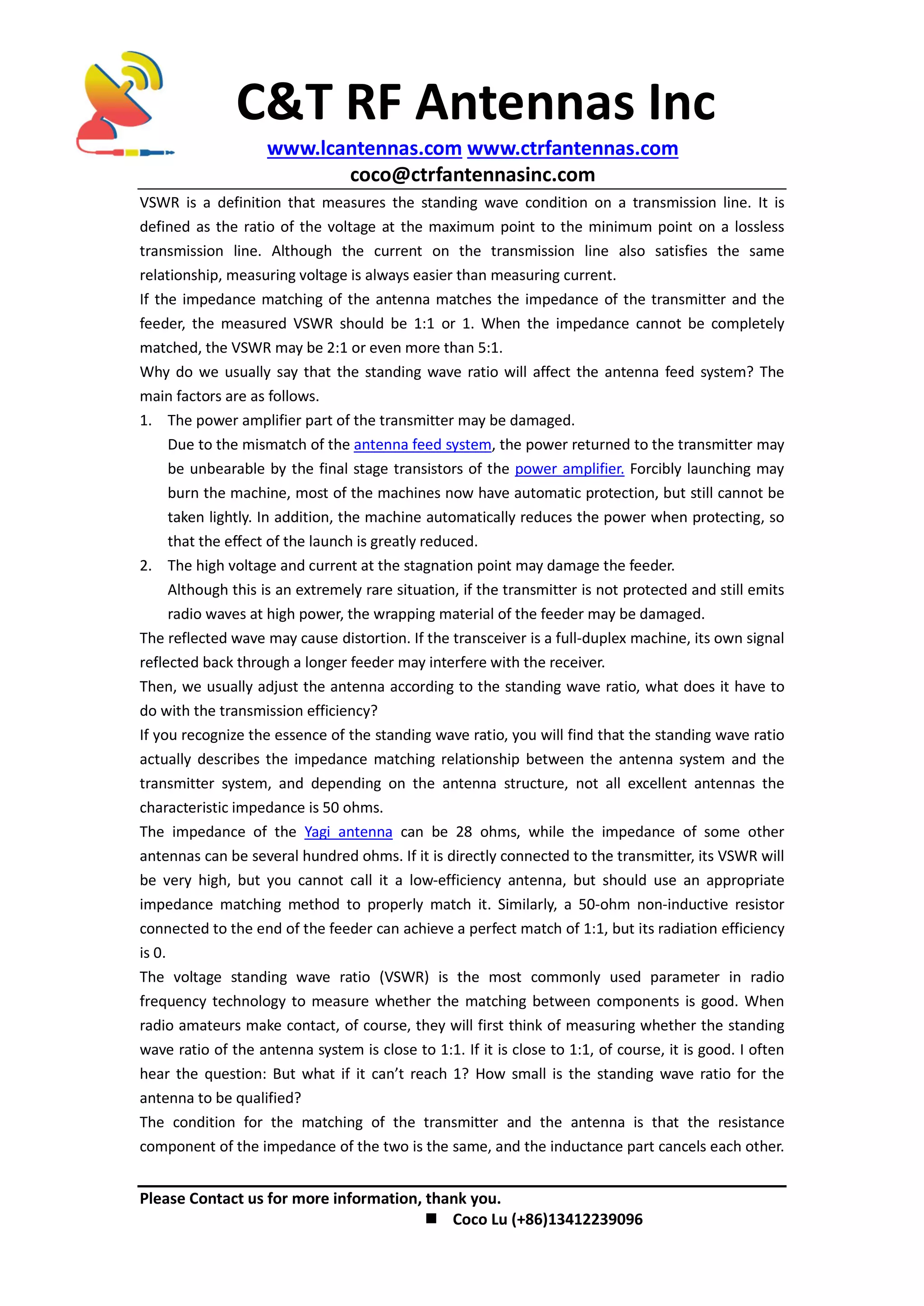 What is VSWR? | PDF