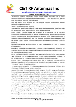 What is VSWR? | PDF | Physics | Science