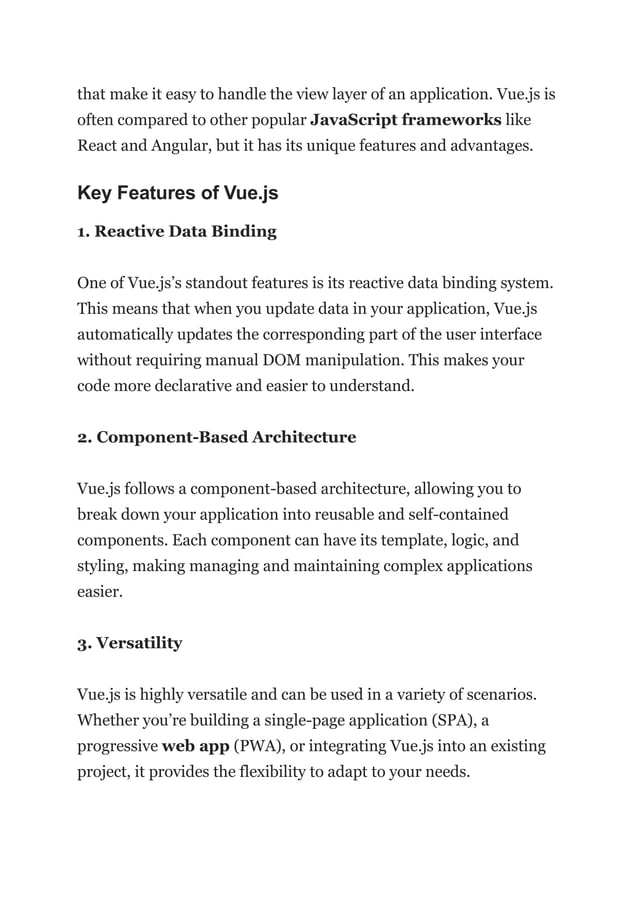 What Is Vuejs In Software Developmentdocxpdf 