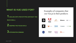 What is Vuejs.pptx | Web Development | Internet