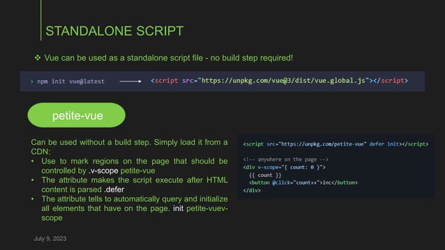 What is Vuejs.pptx | Web Development | Internet