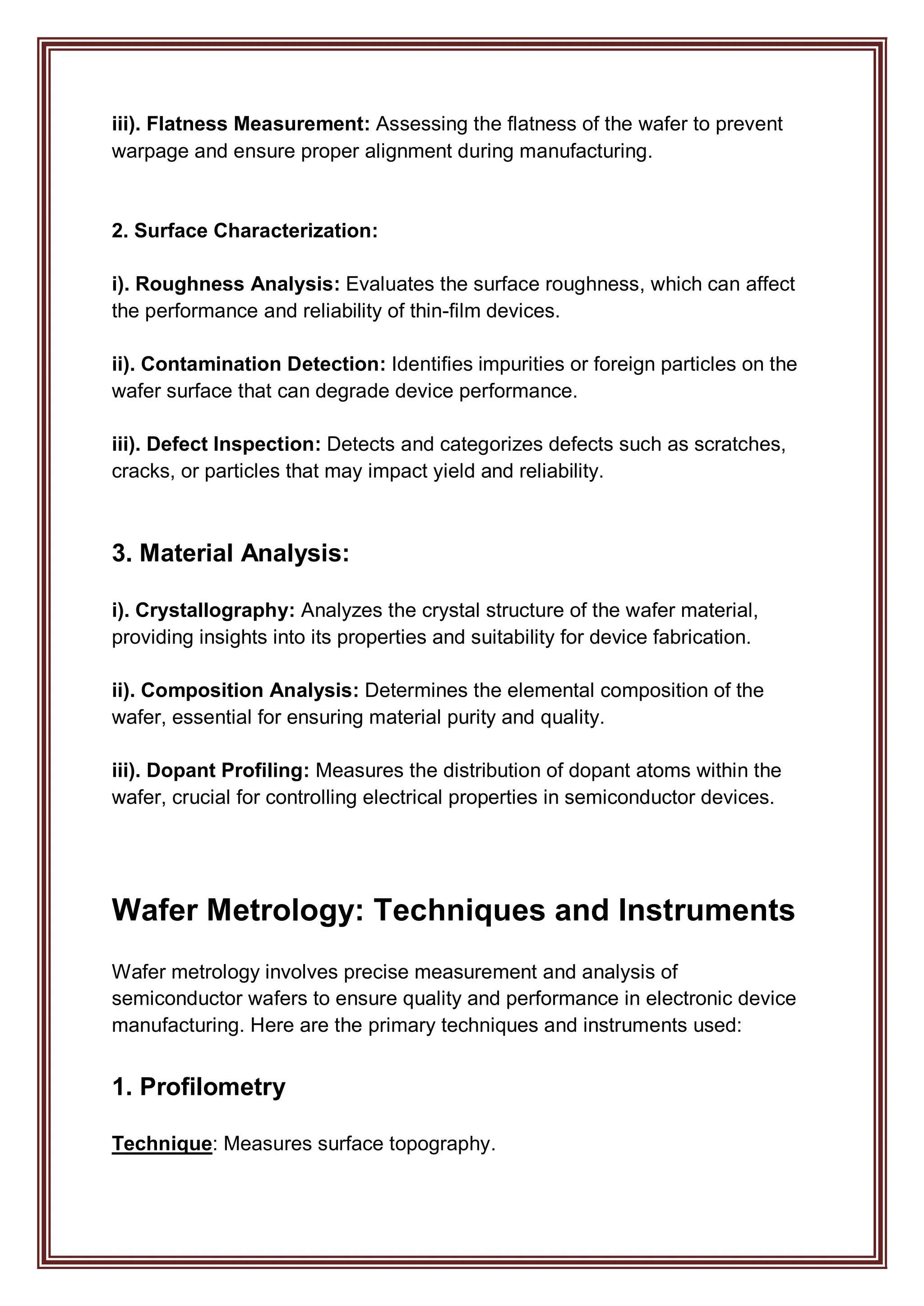 What is Wafer Metrology? Overview of Wafer Measurement.pdf