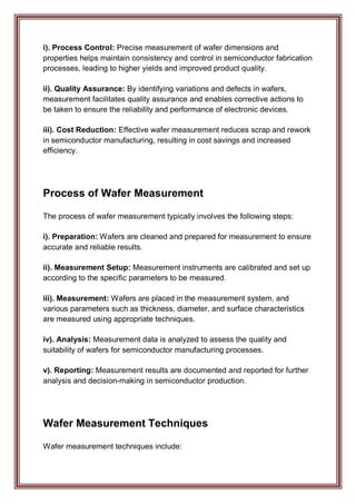 What is Wafer Metrology? Overview of Wafer Measurement.pdf