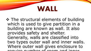 What is wall? Different types of wall. | PPTX