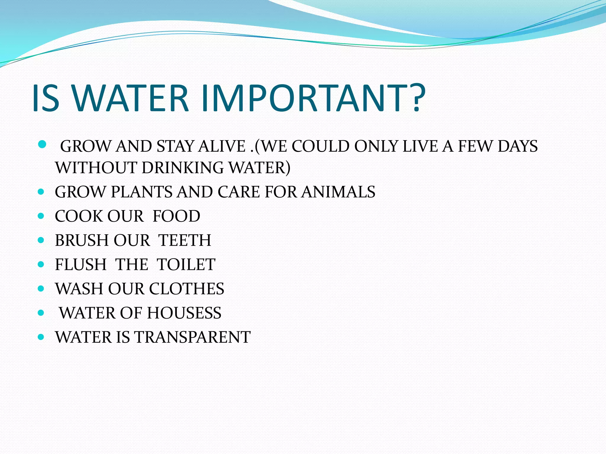 What is water | PPTX