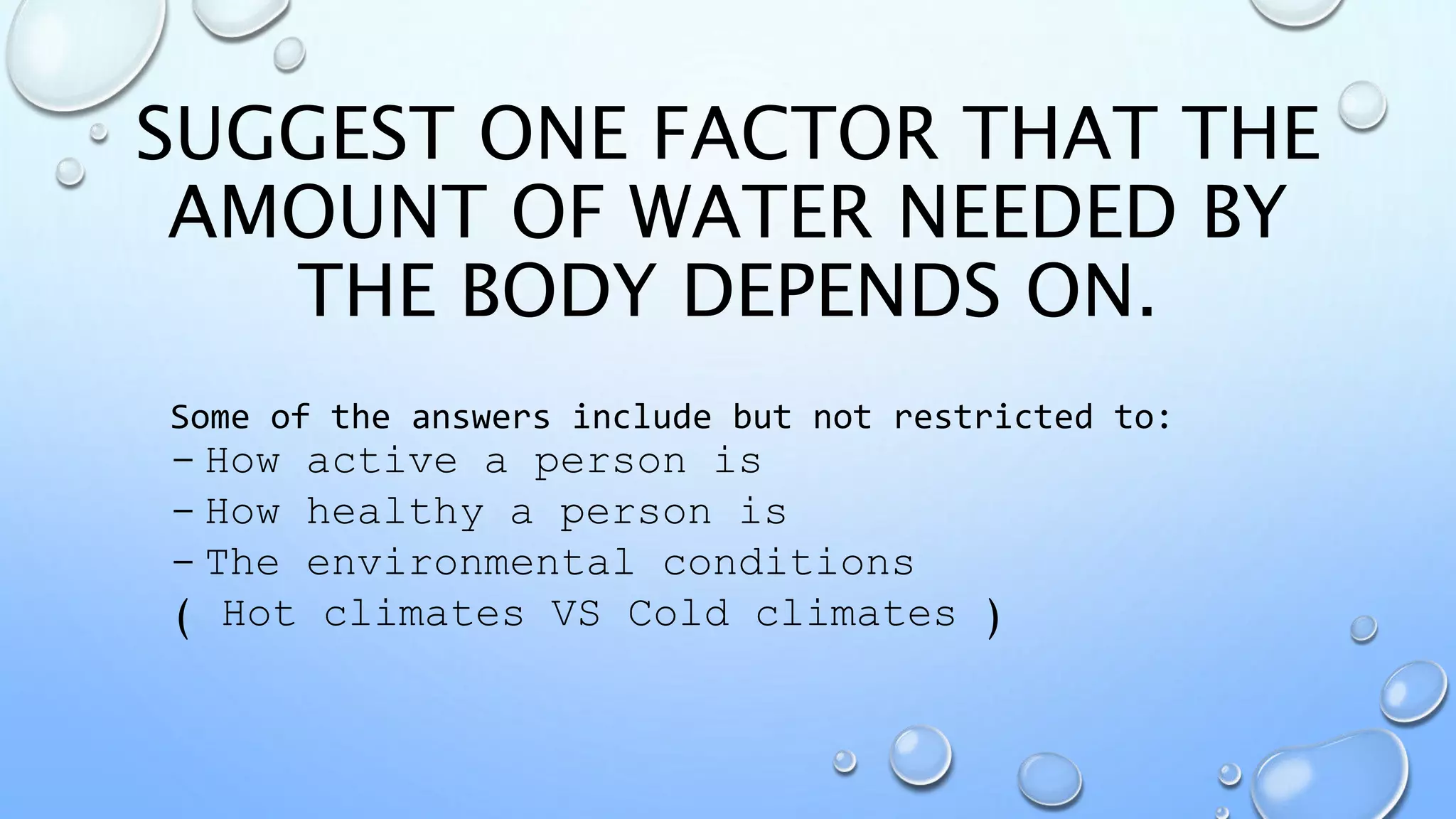 What is water | PPTX