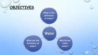 What is water | PPTX