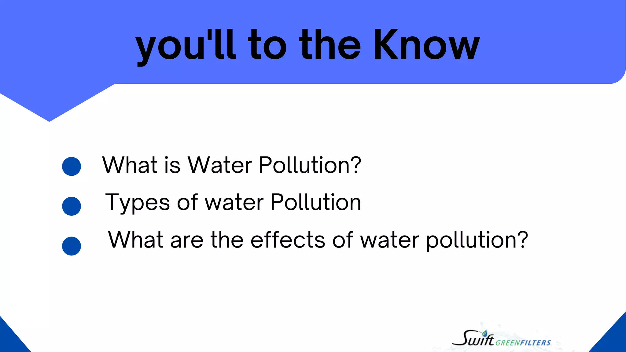 What is Water Pollution? and Types of water Pollution | PPT