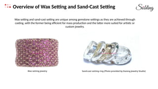 What Is Wax Setting, Sand-Cast Setting, Bead Setting And Creative ...