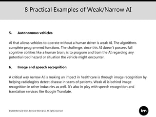 What is Weak (Narrow) AI? Here Are 8 Practical Examples | PPTX